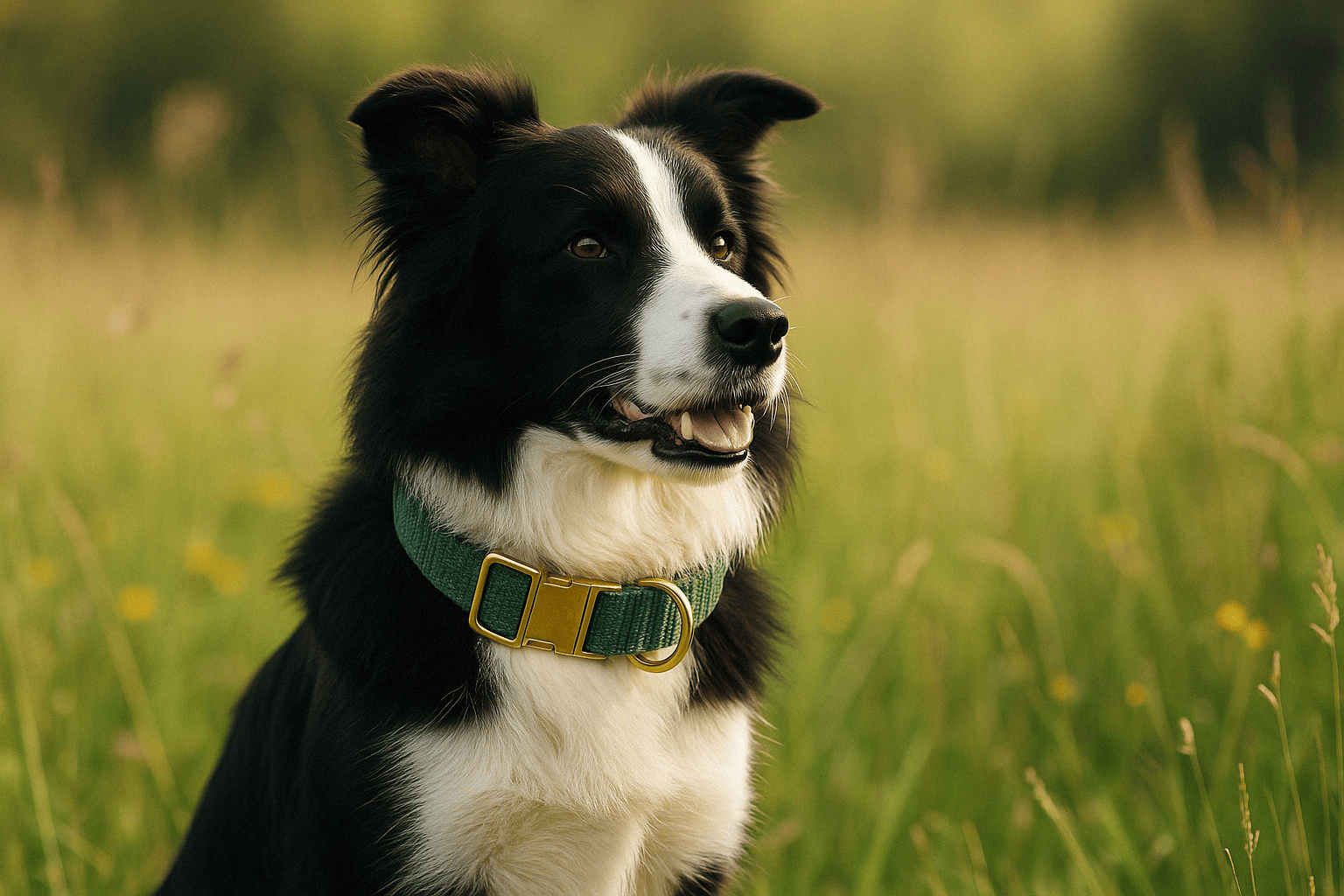 🧠 Collier Border Collie personnalisé : agilité, sécurité et élégance ...